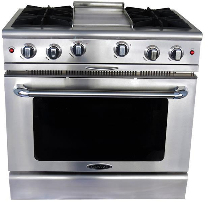 Capital MCOR364GL 36 Inch Gas Range | aniksappliances